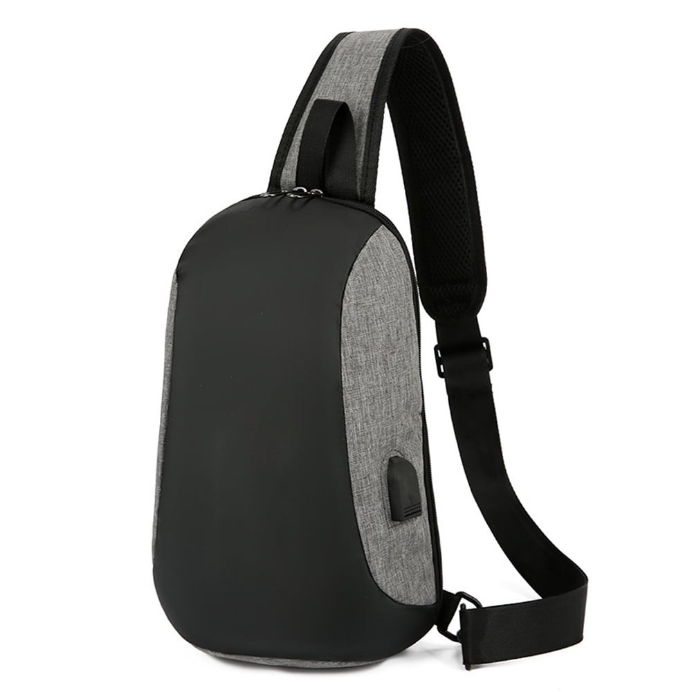 Men's shoulder messenger bag trend casual large-capacity polyester ...