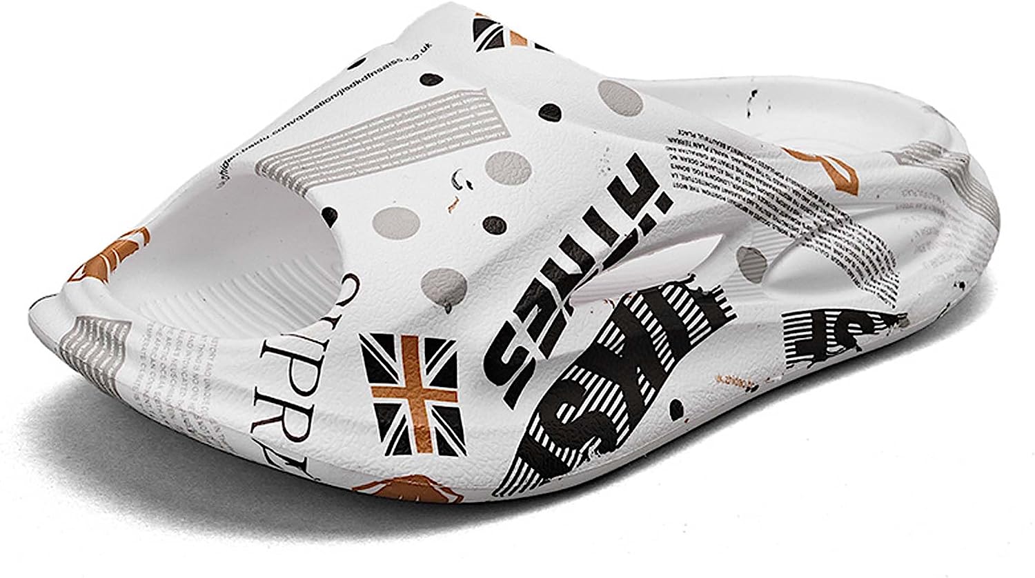 Men's slippers, anti slip, fast drying, super cushioning, thick sole ...