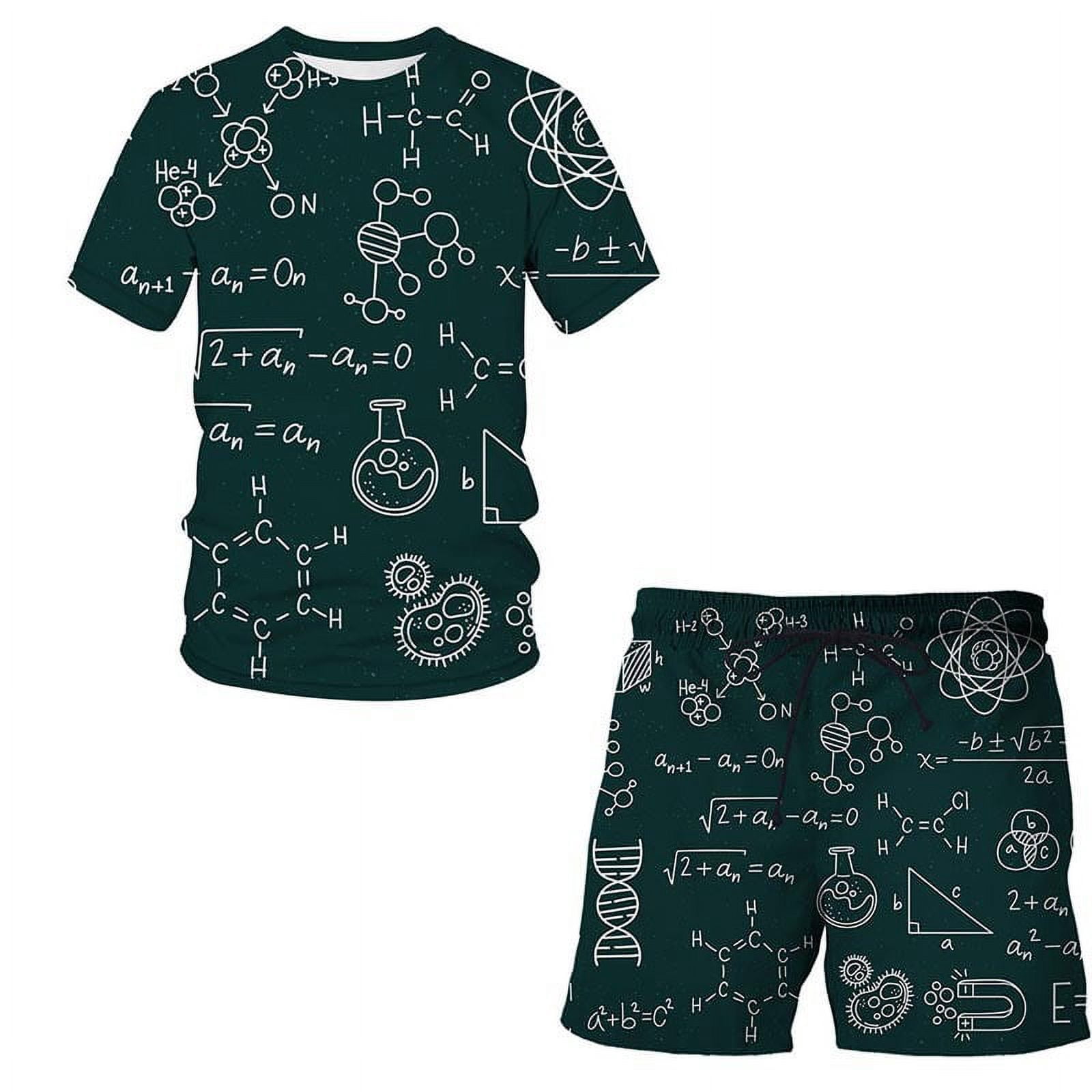 Men's summer loose fitting sports beach pants set, Mens Summer Casual ...