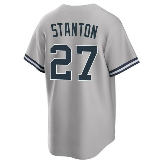 Men's top Gray #27 Stanton Button Short Sleeve Fan Essential for Daily ...