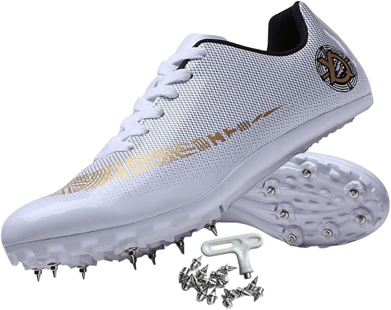 Men's track and field shoes, short distance running shoes, youth ...