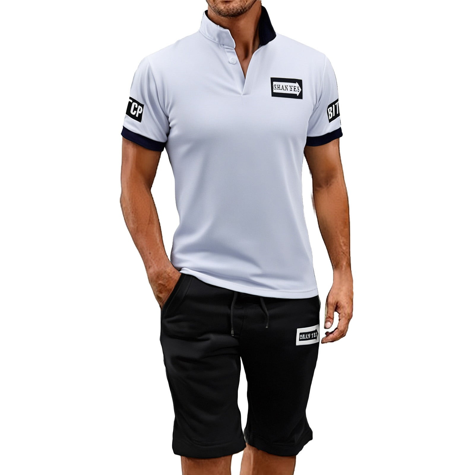 Men Summer Outfits Men Formal Suits Slim Fit Satin Jacket Postman Suit ...