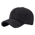 Men's winter thermal wool wool tweed pointed baseball cap - Walmart.com