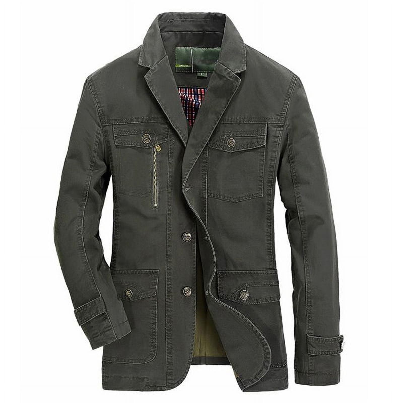 Men washed cotton casual blazer brand jacket blazers mens spring autumn ...