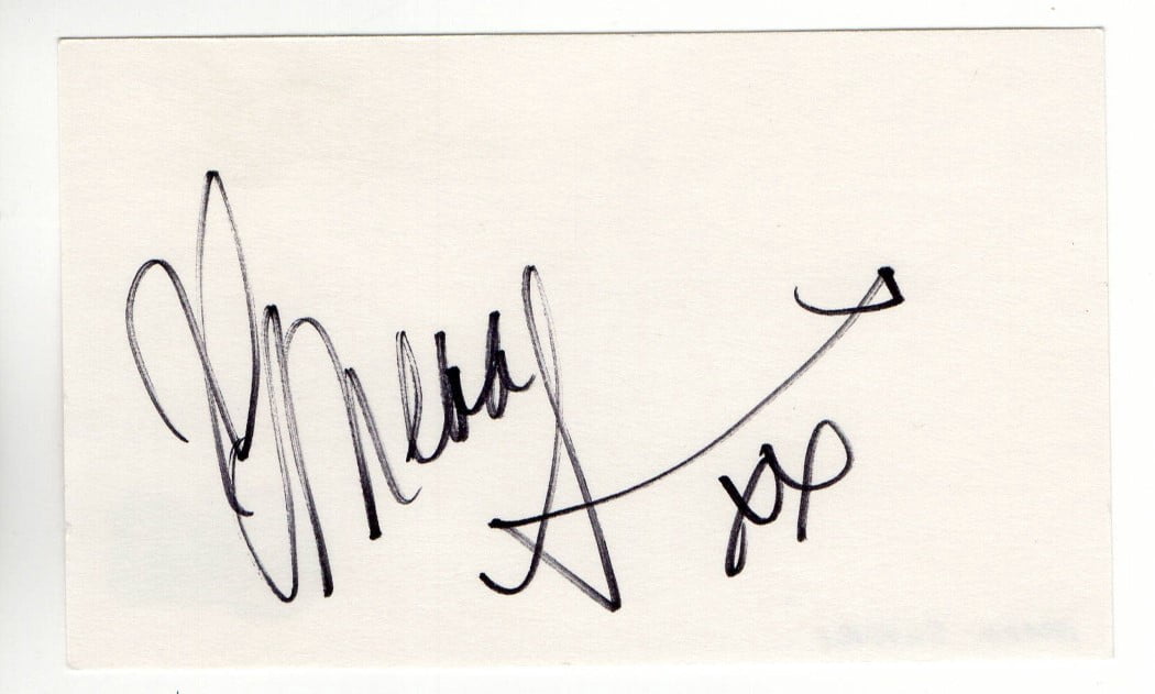 Mena Suvari Signed Autographed Index Card American Beauty Pie BAS ...