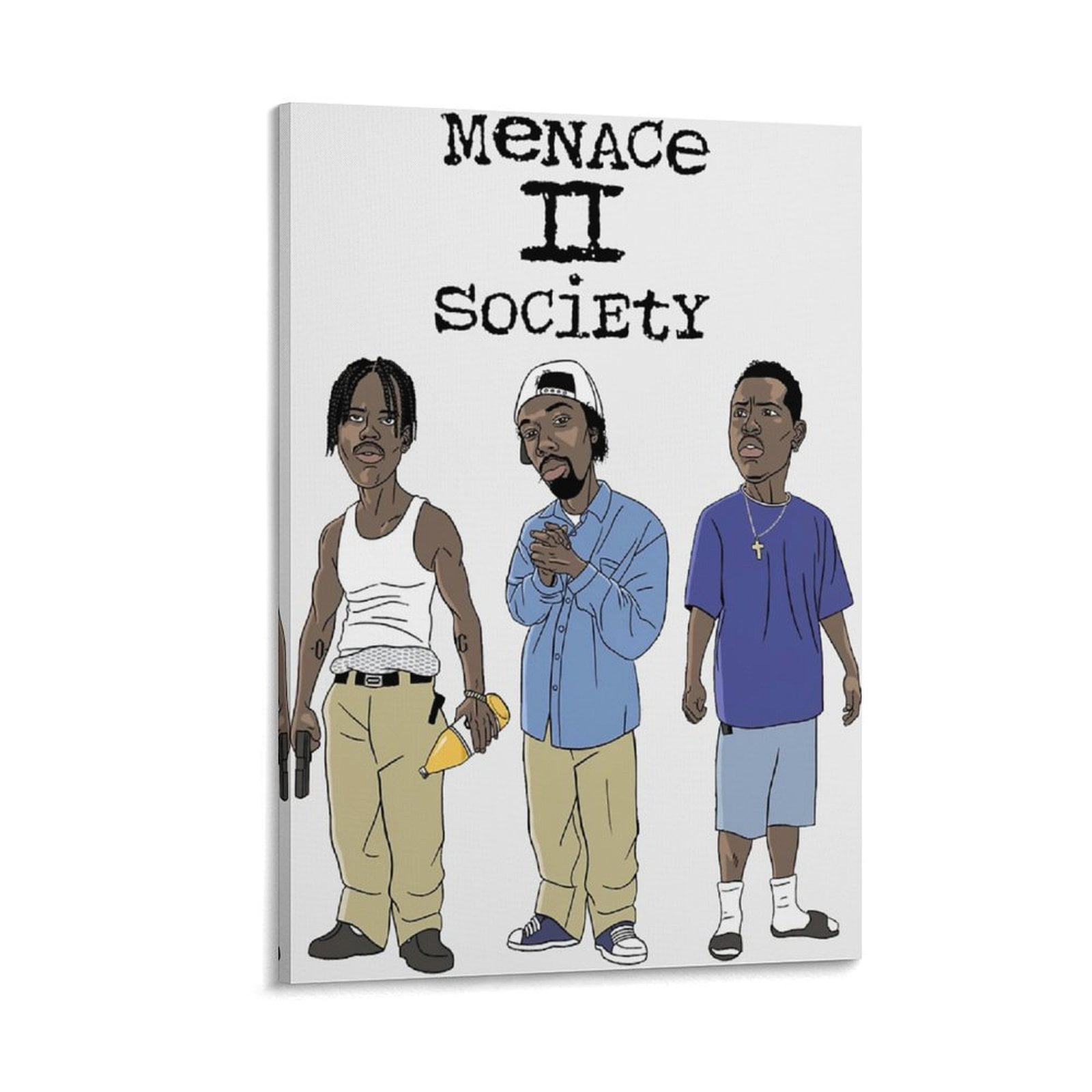 Menace II Society Canvas Wall Art Poster Decorative Bedroom Modern Home ...