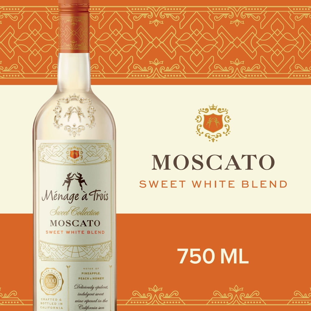 Menage a Trois Sweet Collection Moscato California White Blend Wine ...