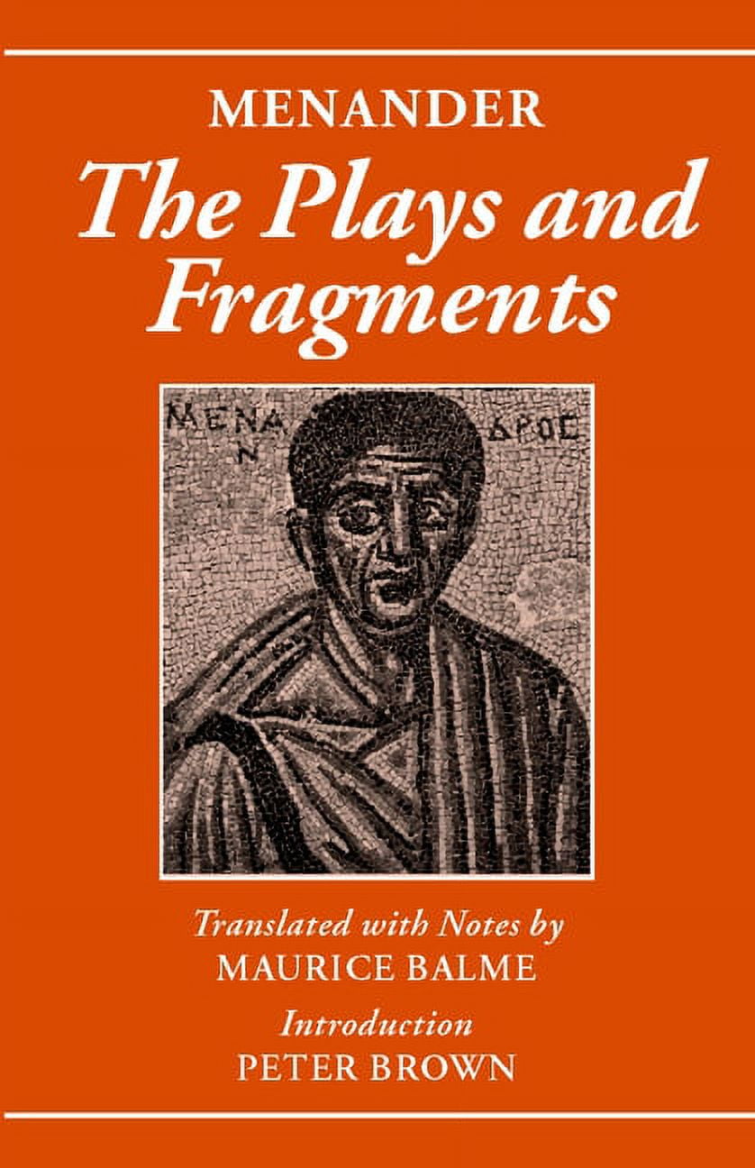 Menander: The Plays and Fragments, (Hardcover) - Walmart.com