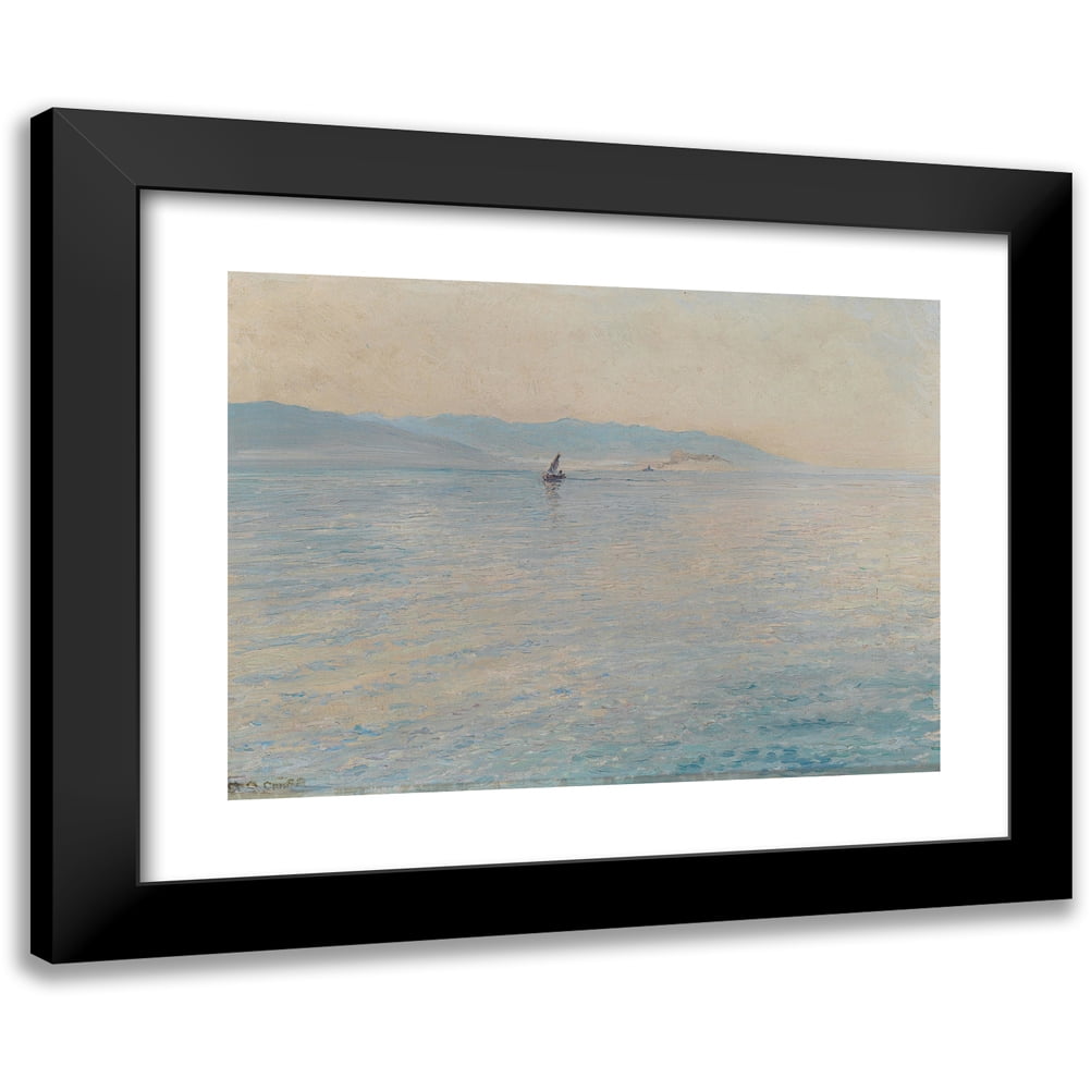 Menci Clement Crnčić 24x19 Black Modern Framed Museum Art Print Titled ...
