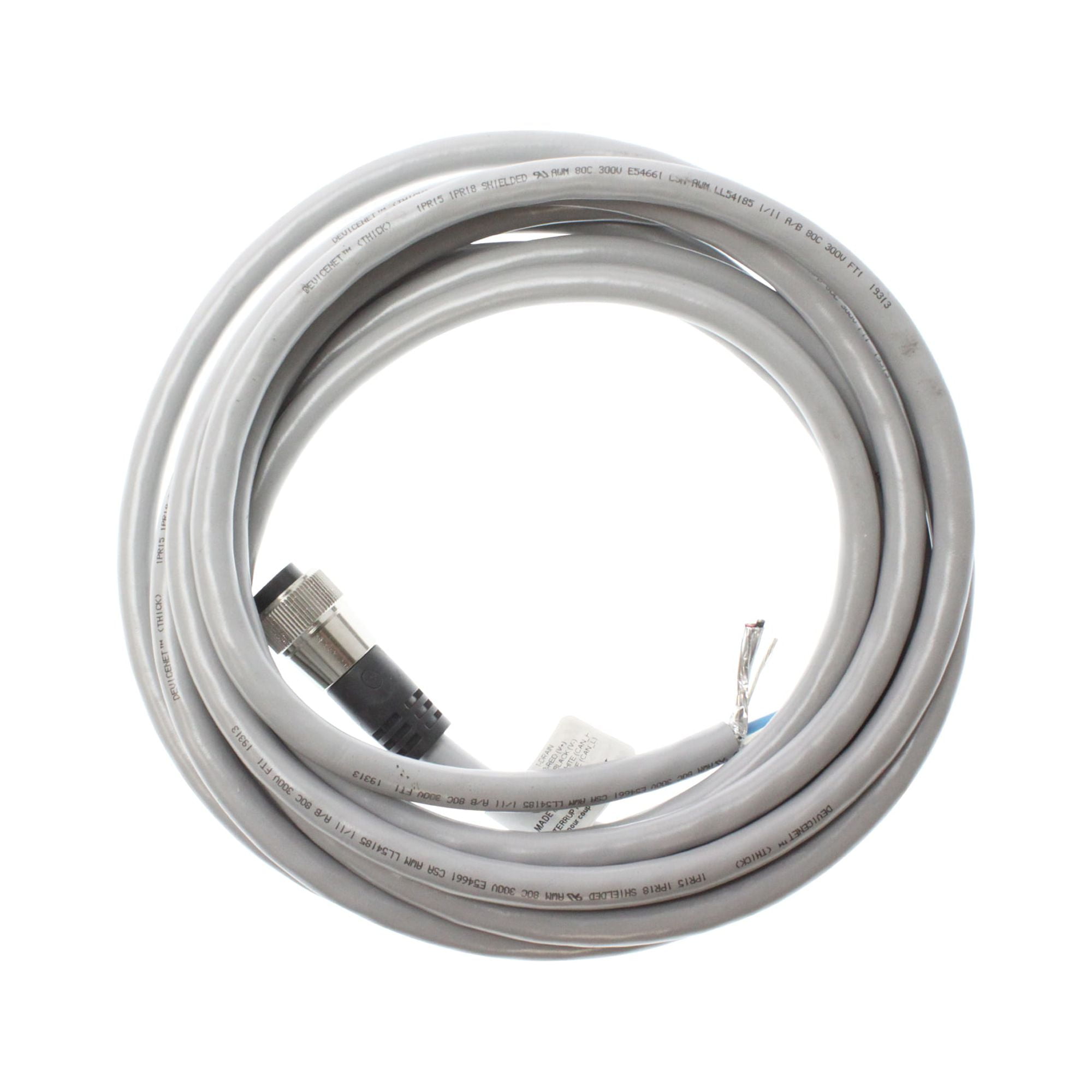 Mencom MINDT-5MP-5M DeviceNet MIN-Trunk Shielded 5-Pin 7/8-16UN2 Male ...