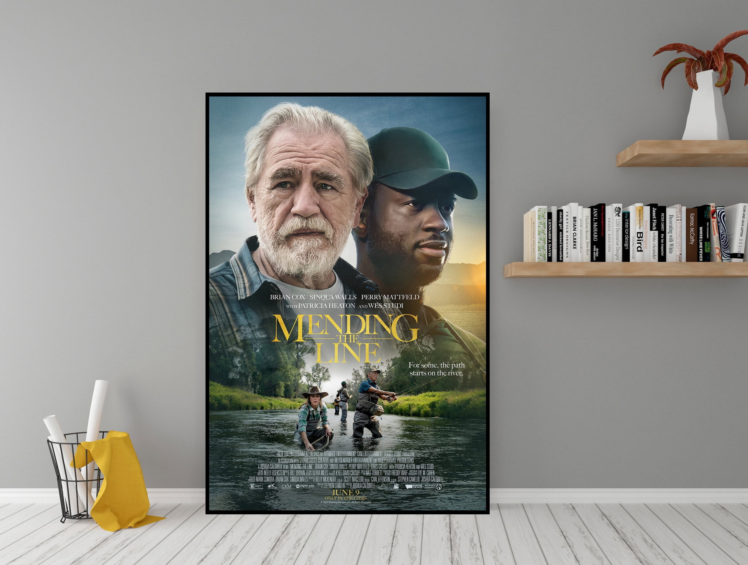 Mending the Line Movie Poster - High Quality Canvas Wall Art - Room ...