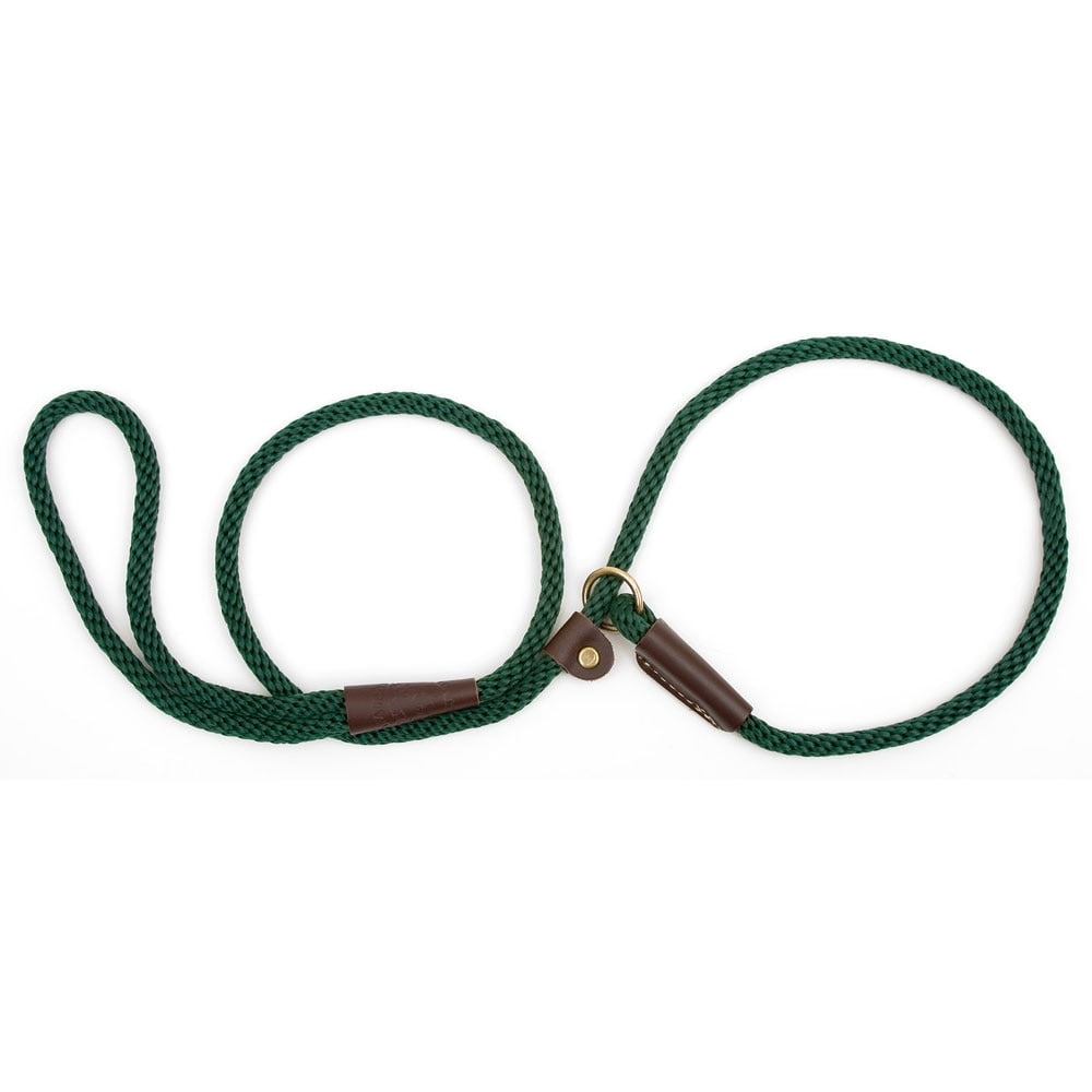 Mendota British Style Slip Lead 1/2" x 6' Hunter Green - Walmart.com