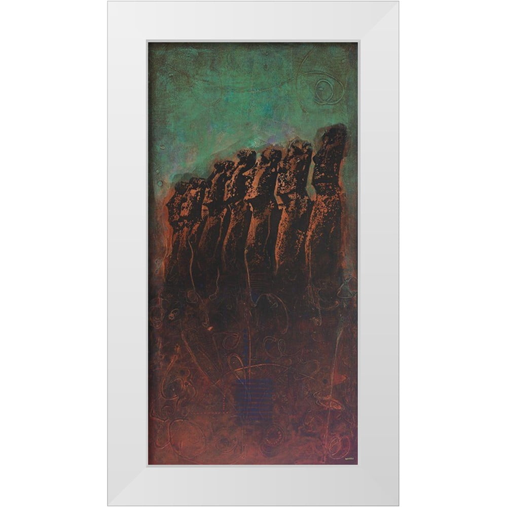 Meneely, Dan 11x18 White Modern Wood Framed Museum Art Print Titled ...