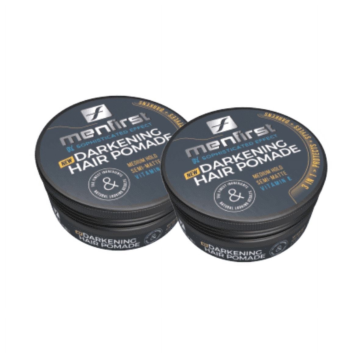 Menfirst Darkening Hair Pomade Medium Hold Styling Paste and Sculpting ...