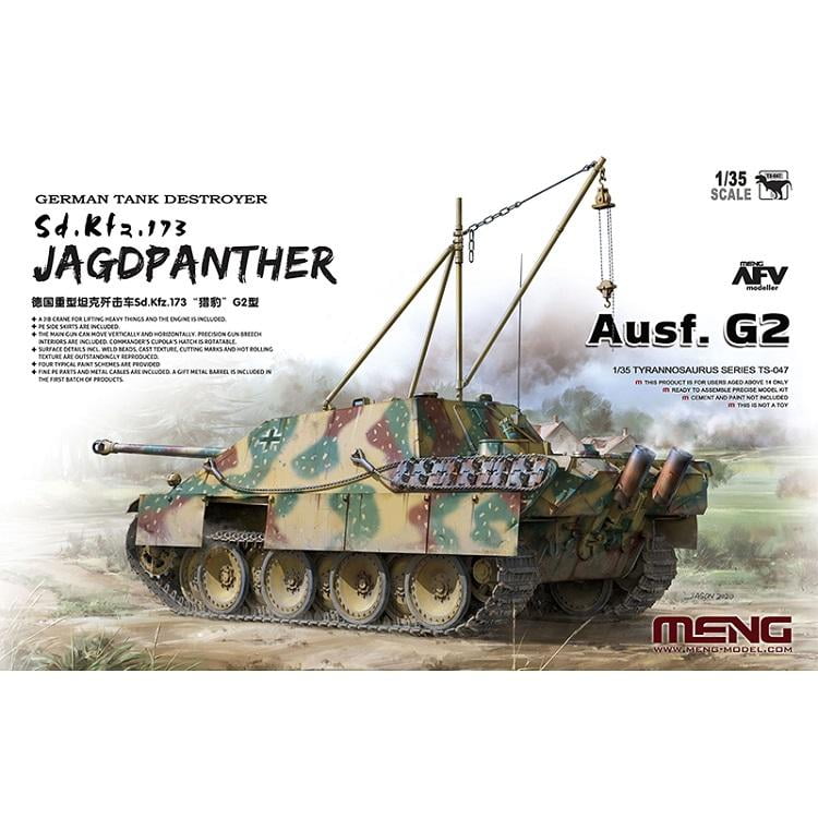 Meng TS-047 1/35 Sd.Kfz.173 Jagdpanther Ausf.G2 plastic model kit Model ...