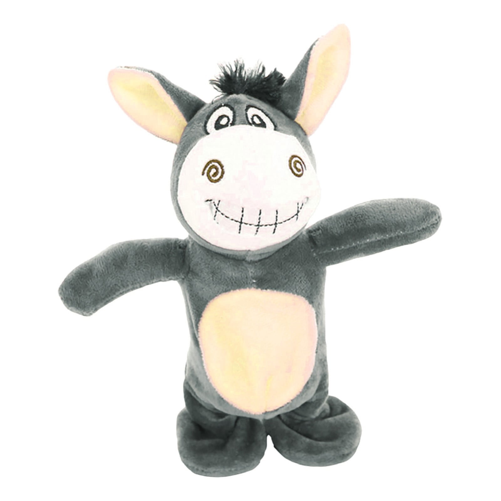Mengzhiii Children's Gift Funny Donkey Talking Walking Plush Toy Doll ...