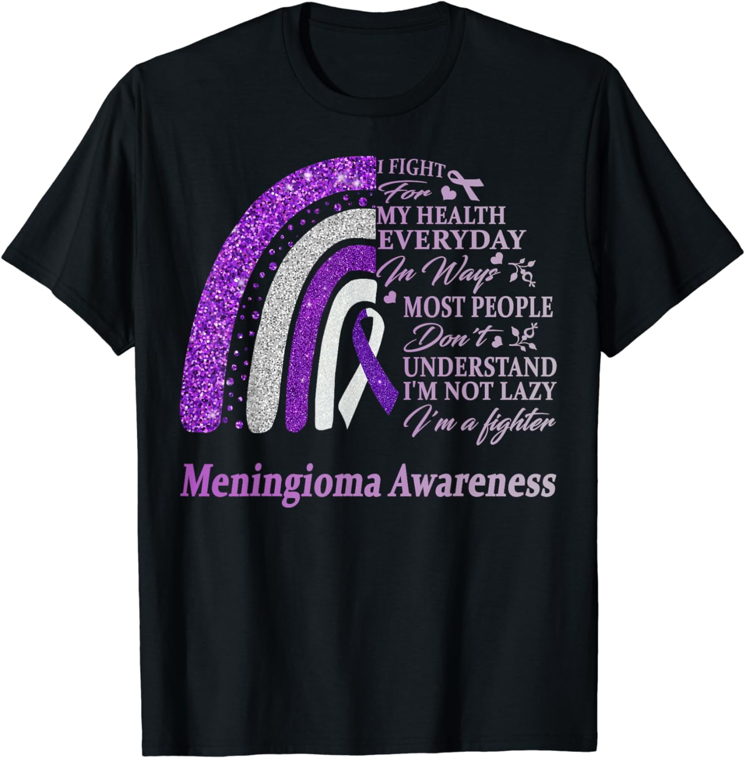 Meningioma Warrior T-Shirt Meningioma Awareness Tees - Walmart.com