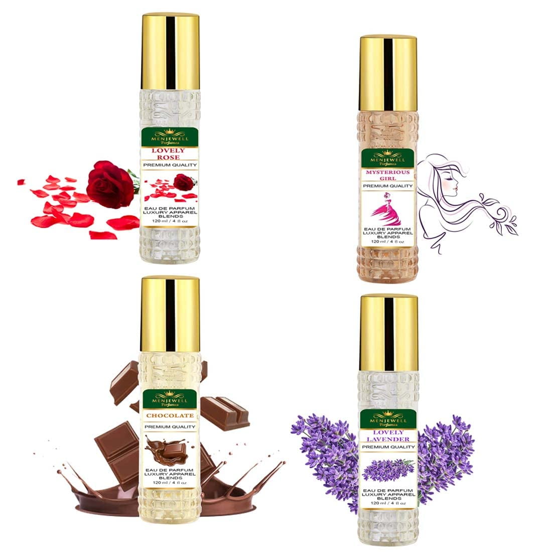 Menjewell Perfume For Women Combo Pack Perfume Combo Eau De Perfume ...