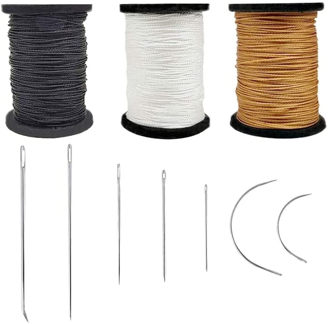 Heavy Duty Upholstery Repair Sewing Thread Kit, 7 Style Needles & 3 ...