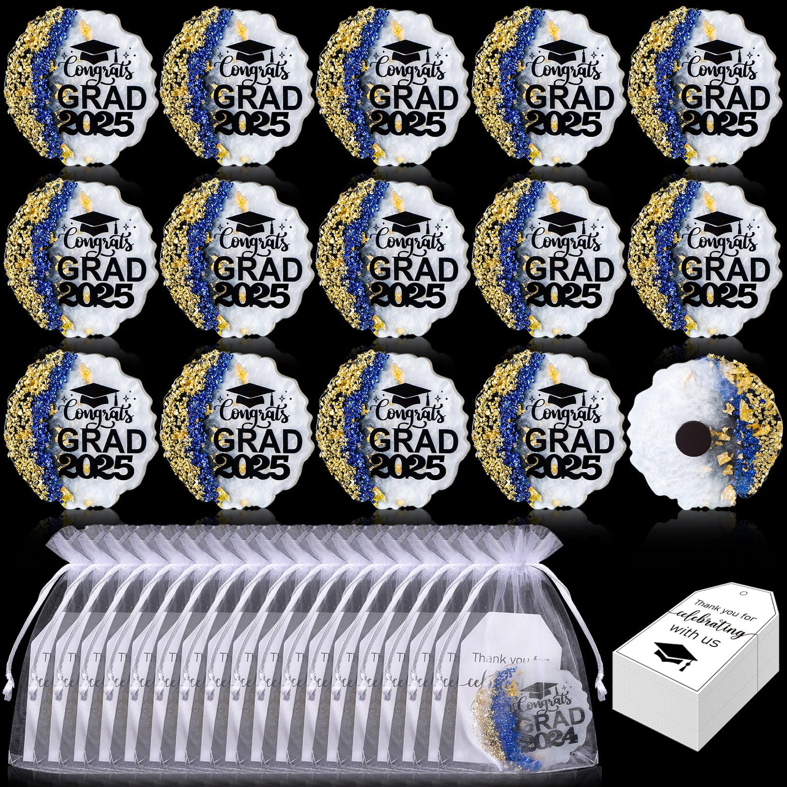 Menkxi 24 Set Graduation Party Gifts Decorations Class of 2025 ...