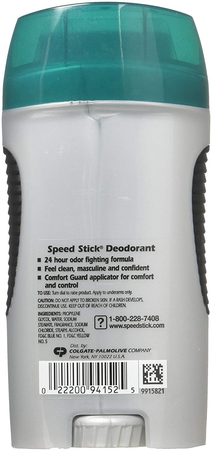 Mennen Speed Stick Men's Deodorant, 3 Ounce Regular, Long-Lasting ...