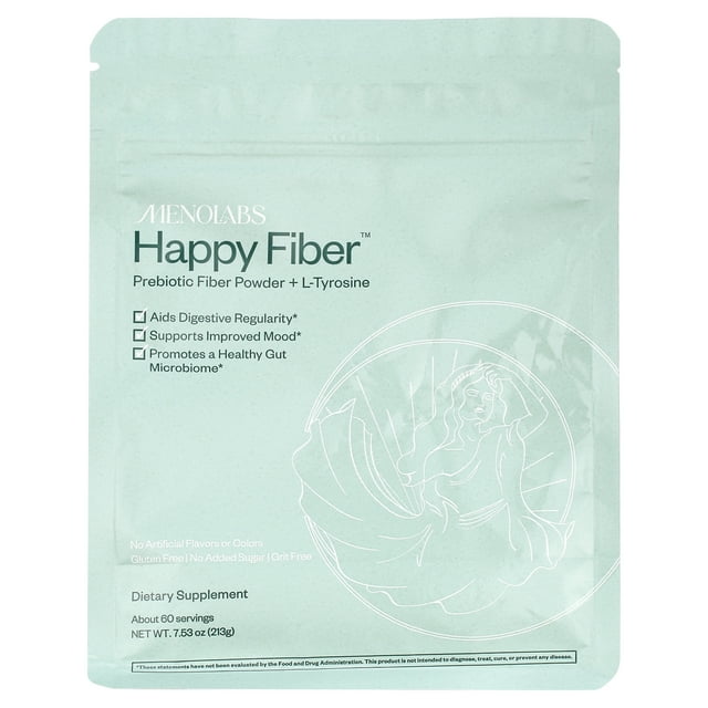 MenoLabs Happy Fiber Powder Menopause Treatment and Support for ...
