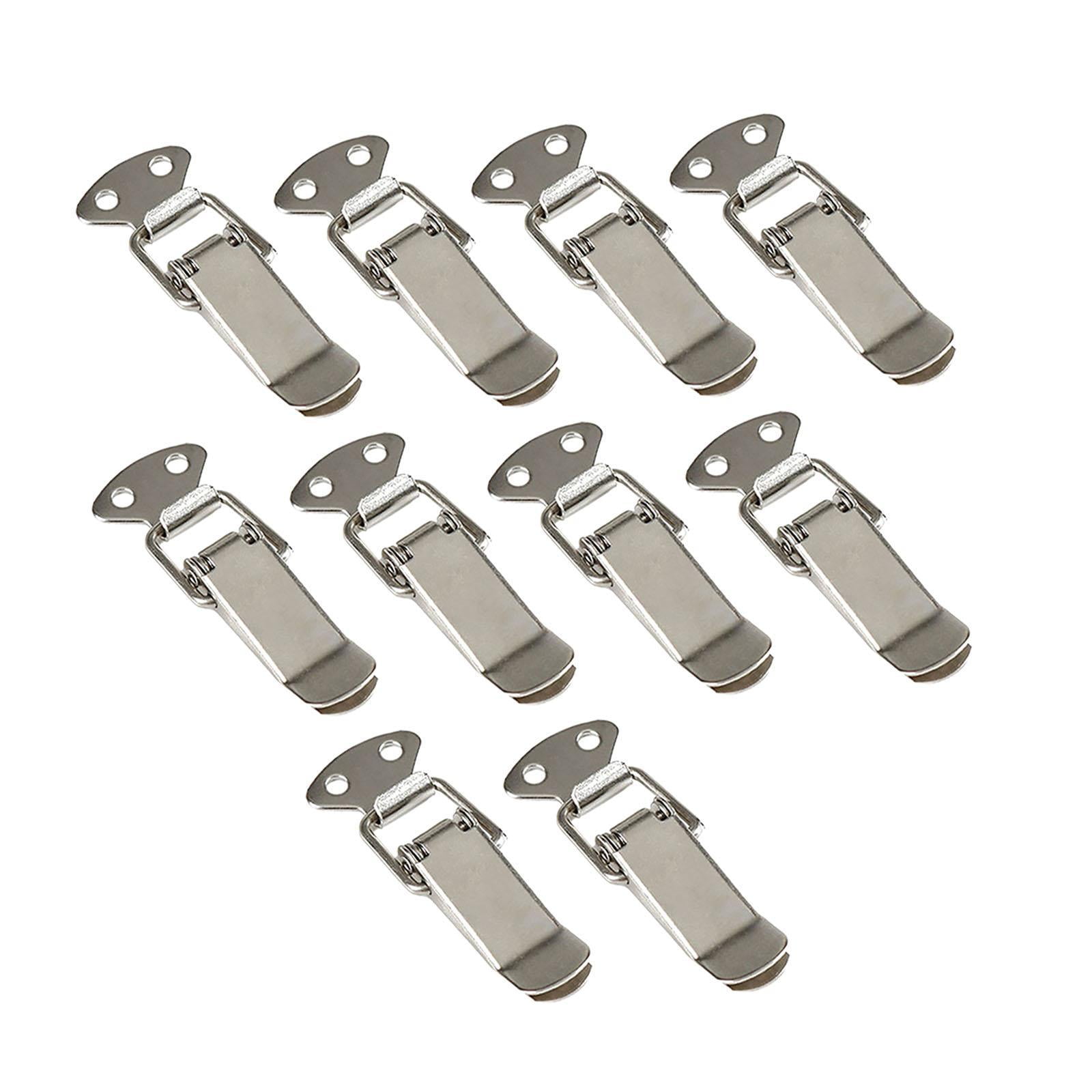Menolana 10 Pieces Spring Loaded Toggle Latch Hasp Toggle Latch,Metal ...