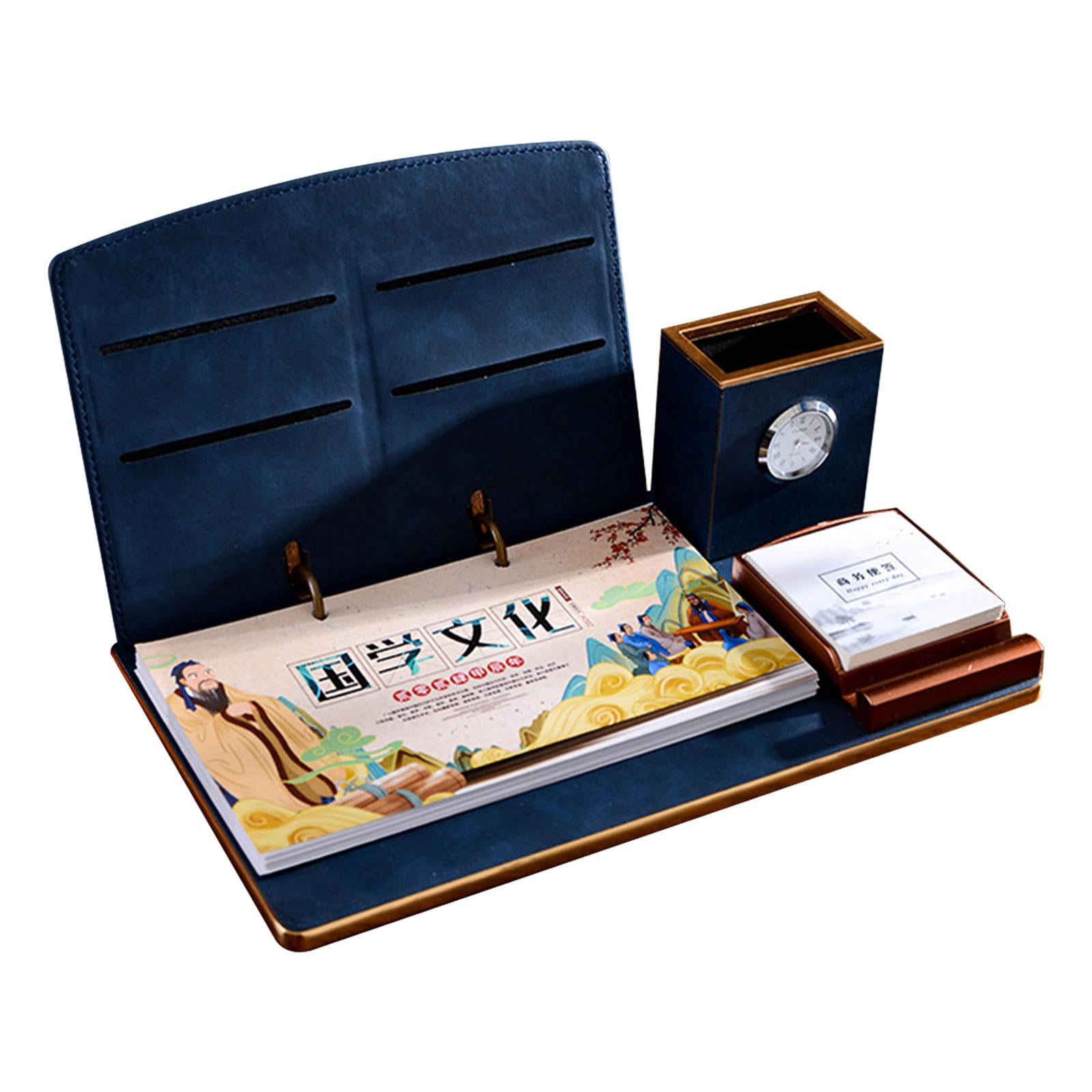 Menolana 2024 Desk Calendar, Desk Calendar with Pen Holder, Notes ...