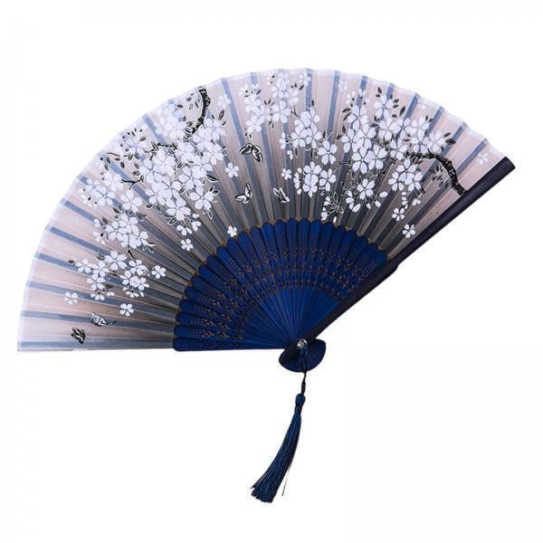 Menolana 2xFolding Hand Fan Women Handheld Folding Fan for Performance ...