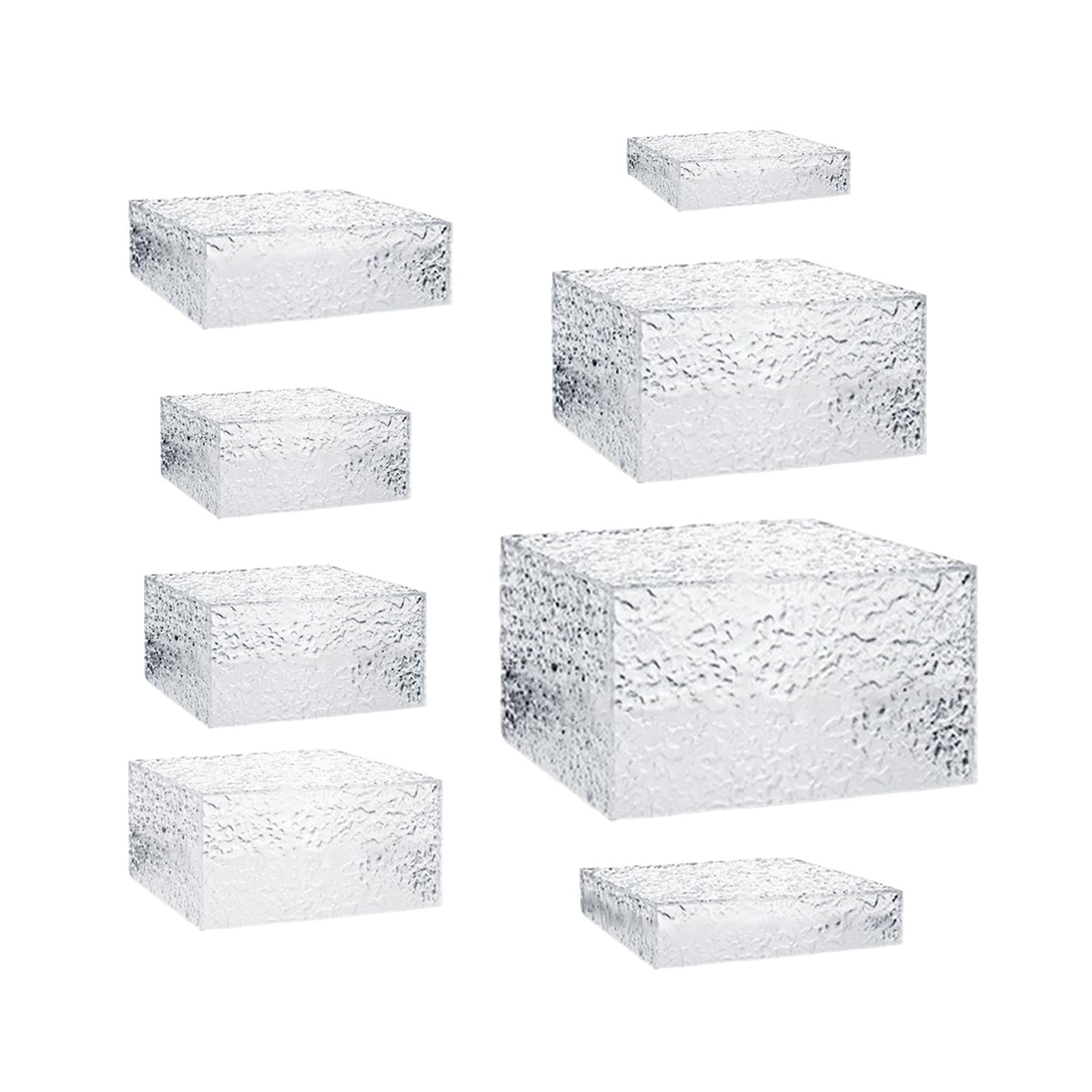 Menolana Acrylic Cube Display Box Riser ,Nesting Riser Stands, 5 Sided ...