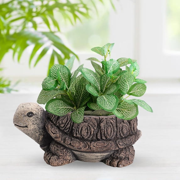 Menolana Animal Planter Pot Animal Flower Pot Desktop Craft Art ...