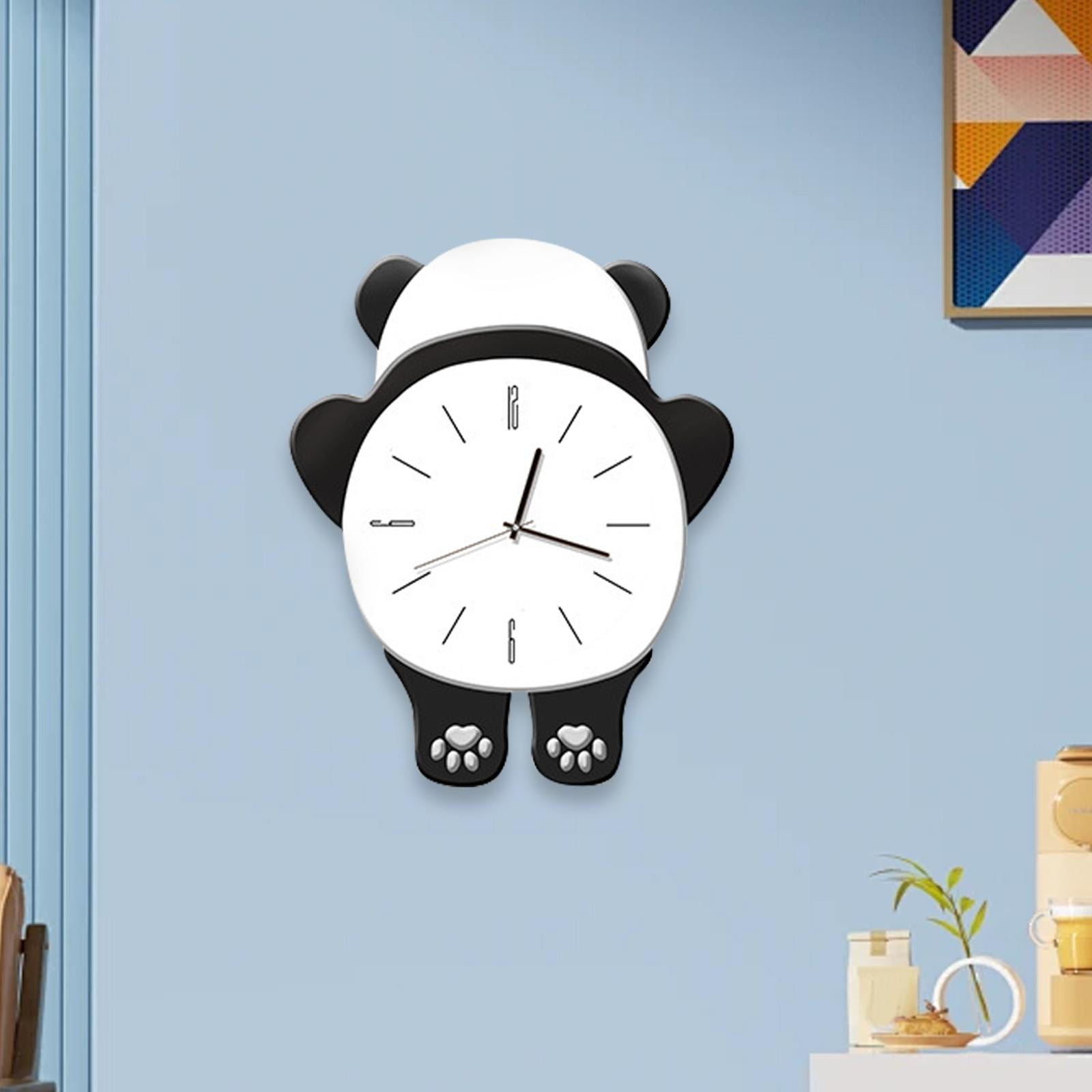 Menolana Animal Wall Clock Adorable Cartoon Animal Collection, Kids ...