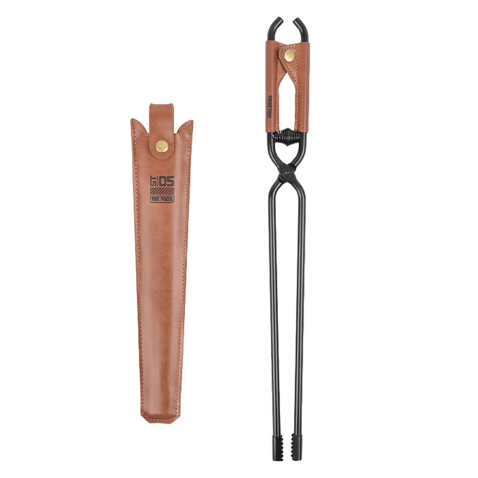 Menolana Campfire Tongs, Fireplace Tongs, Outdoor , Steel Fire Tongs ...