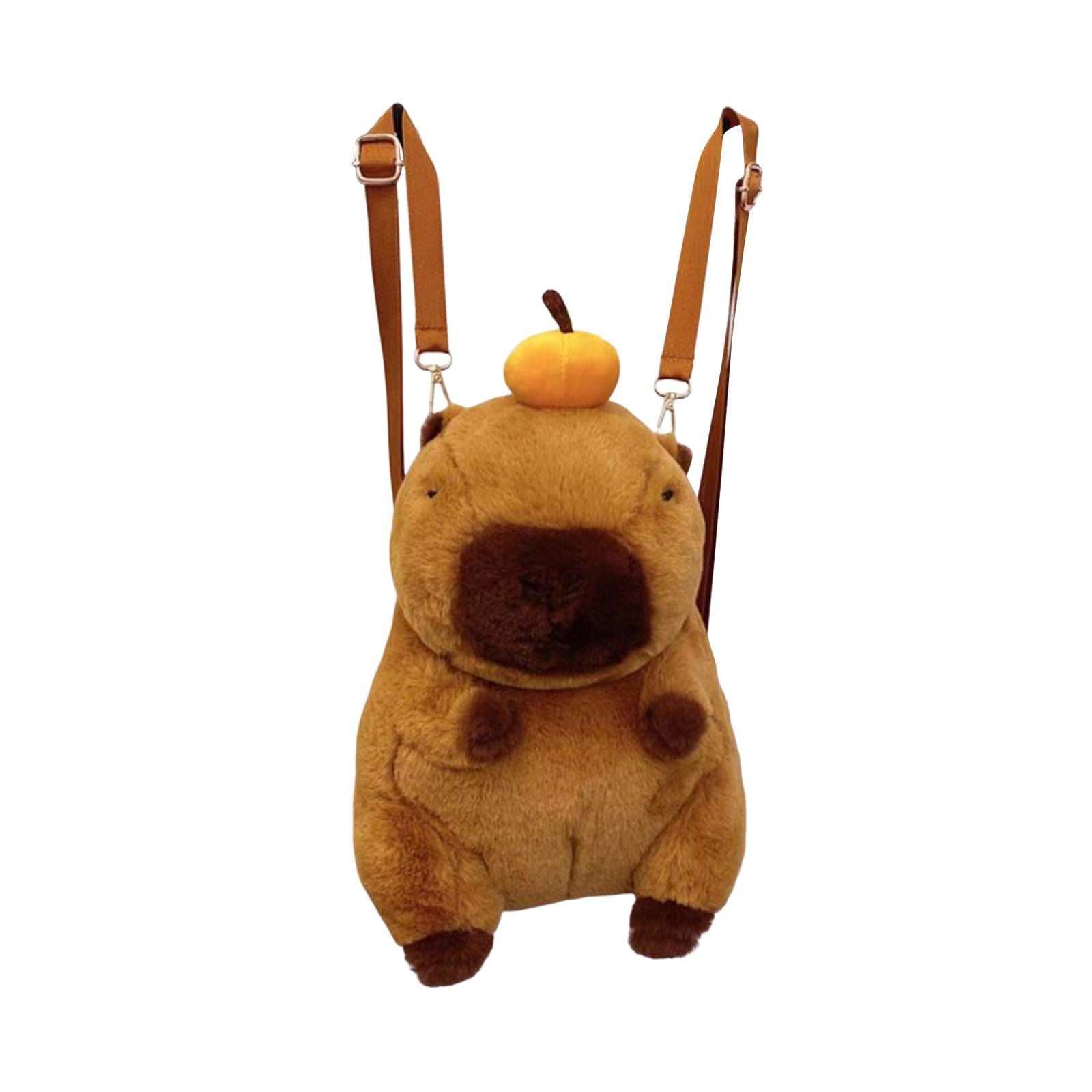 Menolana Capybara Backpack Creative Cartoon Cartoon Backpack for Men ...