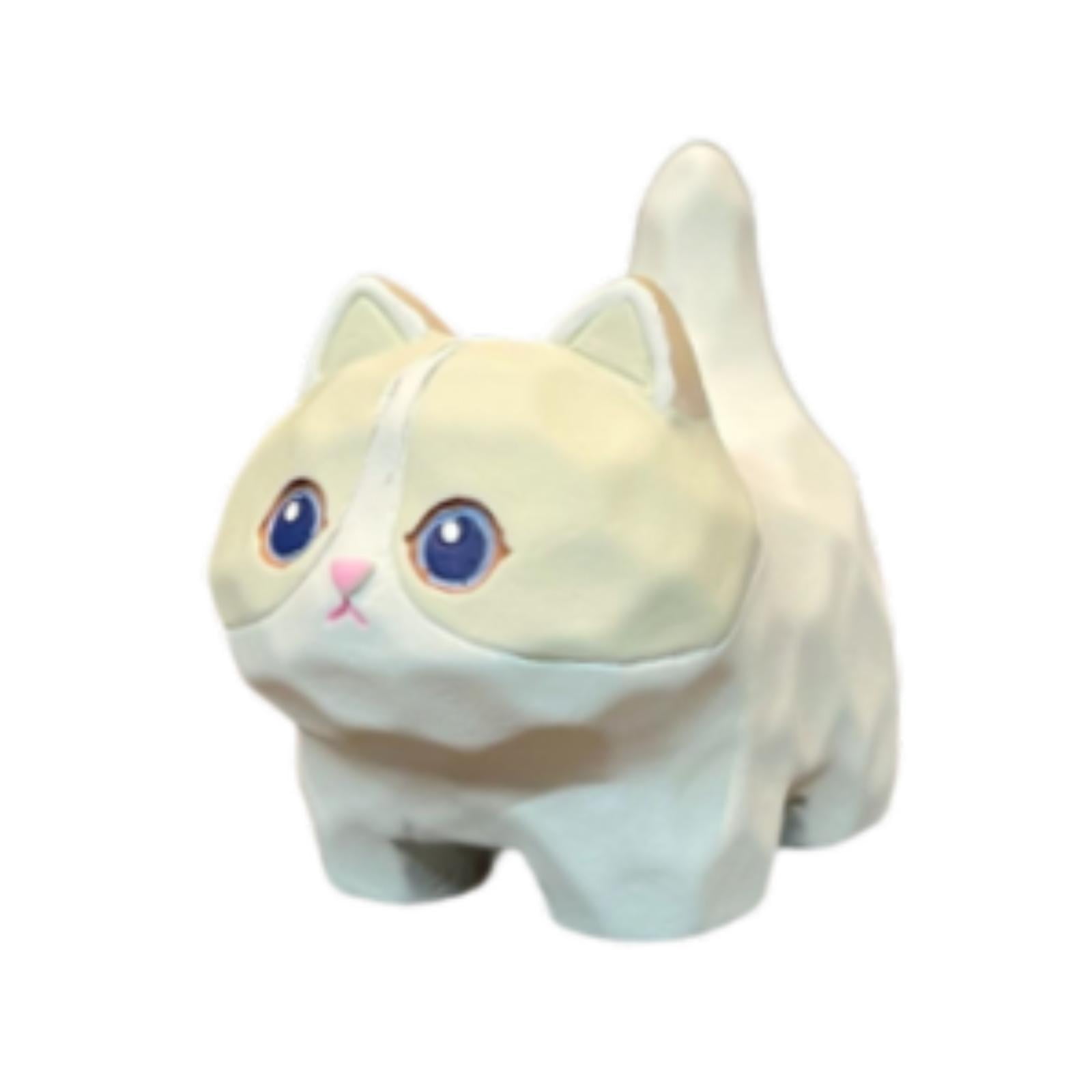 Menolana Cat Figures Kitten Figurine Craft Tabletop Ornament Cartoon ...