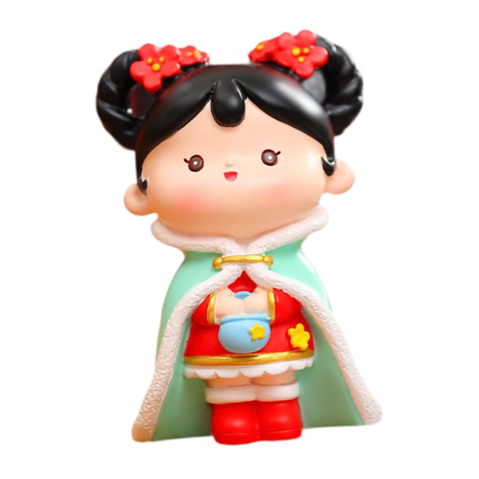 Menolana Chinese Tang Girl Figurine Resin Statues Festival Gift ...