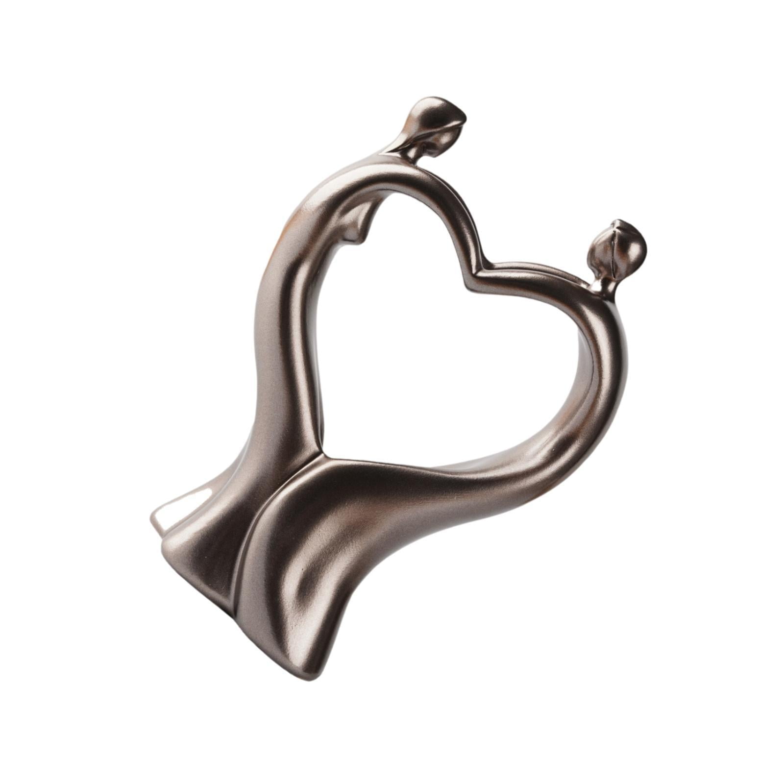 Menolana Couple Sculpture Abstract Art Statue Intimate Lovers Heart ...