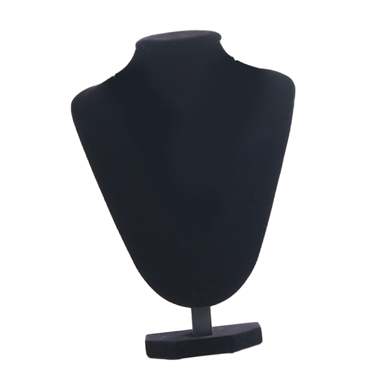 Menolana Elegant Jewelry Display Mannequin Rack Showcase Large Velvet ...