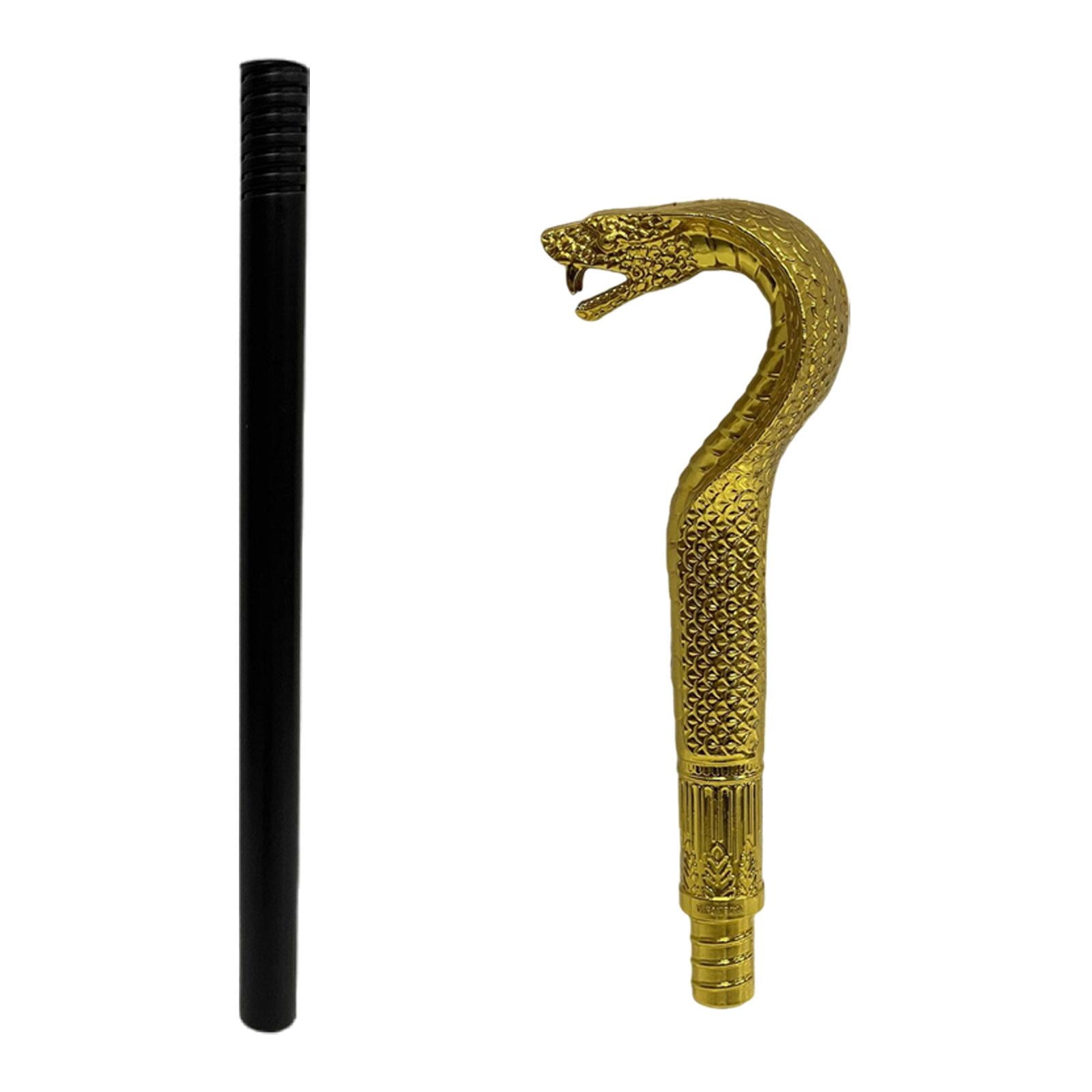 Menolana Halloween Snake Cane Snake Head Handle Scepter for Halloween ...