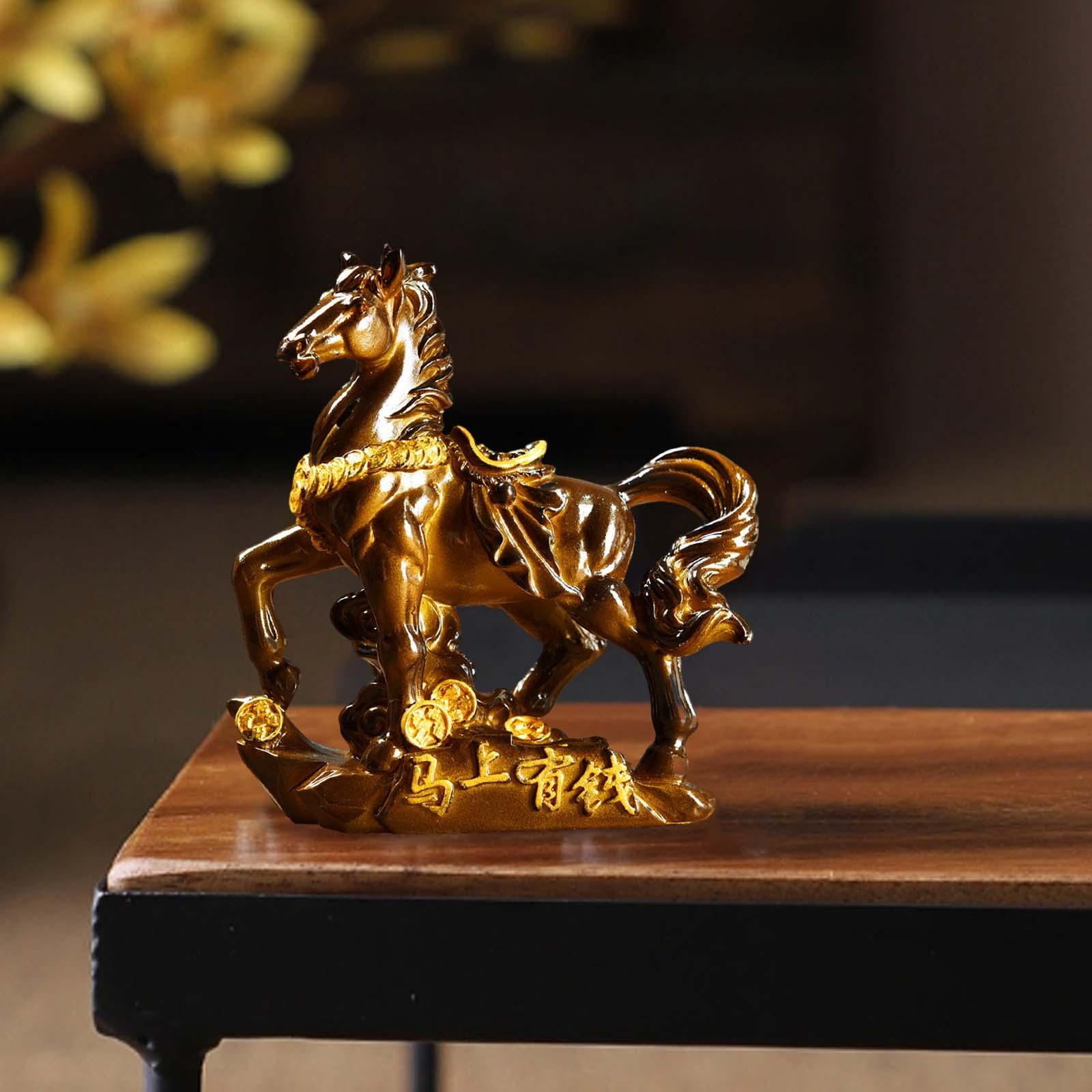 Menolana Horse Statue, Tea Pet, Small Animal Statue, Home Decor ...