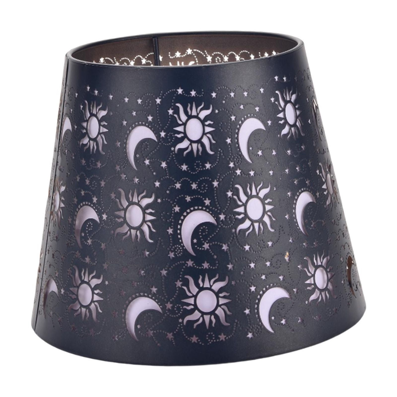 Menolana Iron Lampshade Hollow Out Barrel Metal Lampshade Light Cover ...