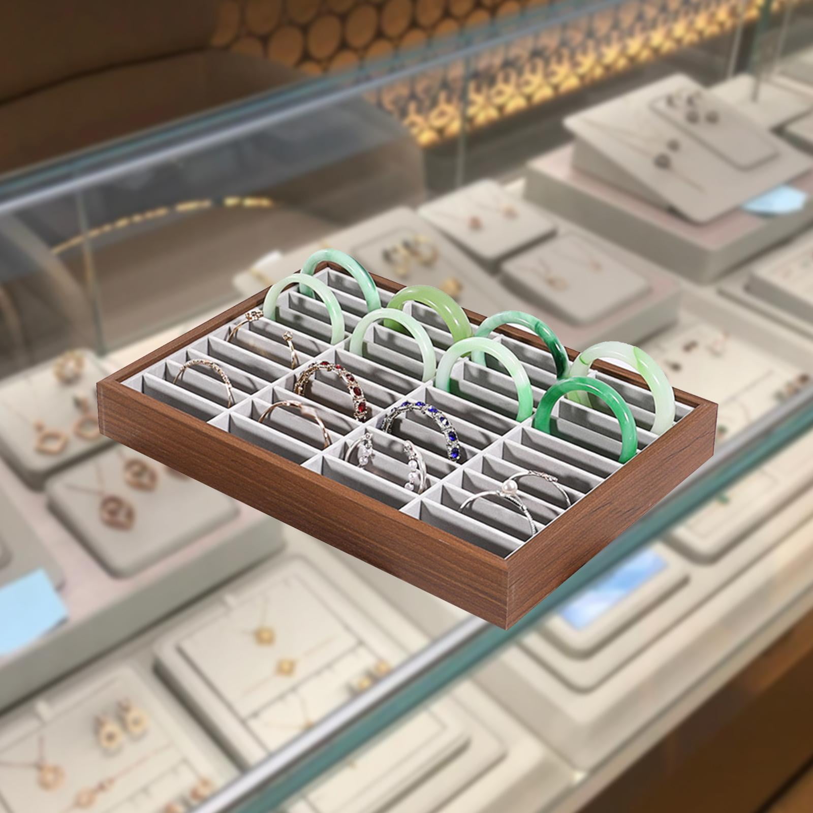 Menolana Jewelry Display Tray Showcase Multipurpose Countertop Jewelry ...