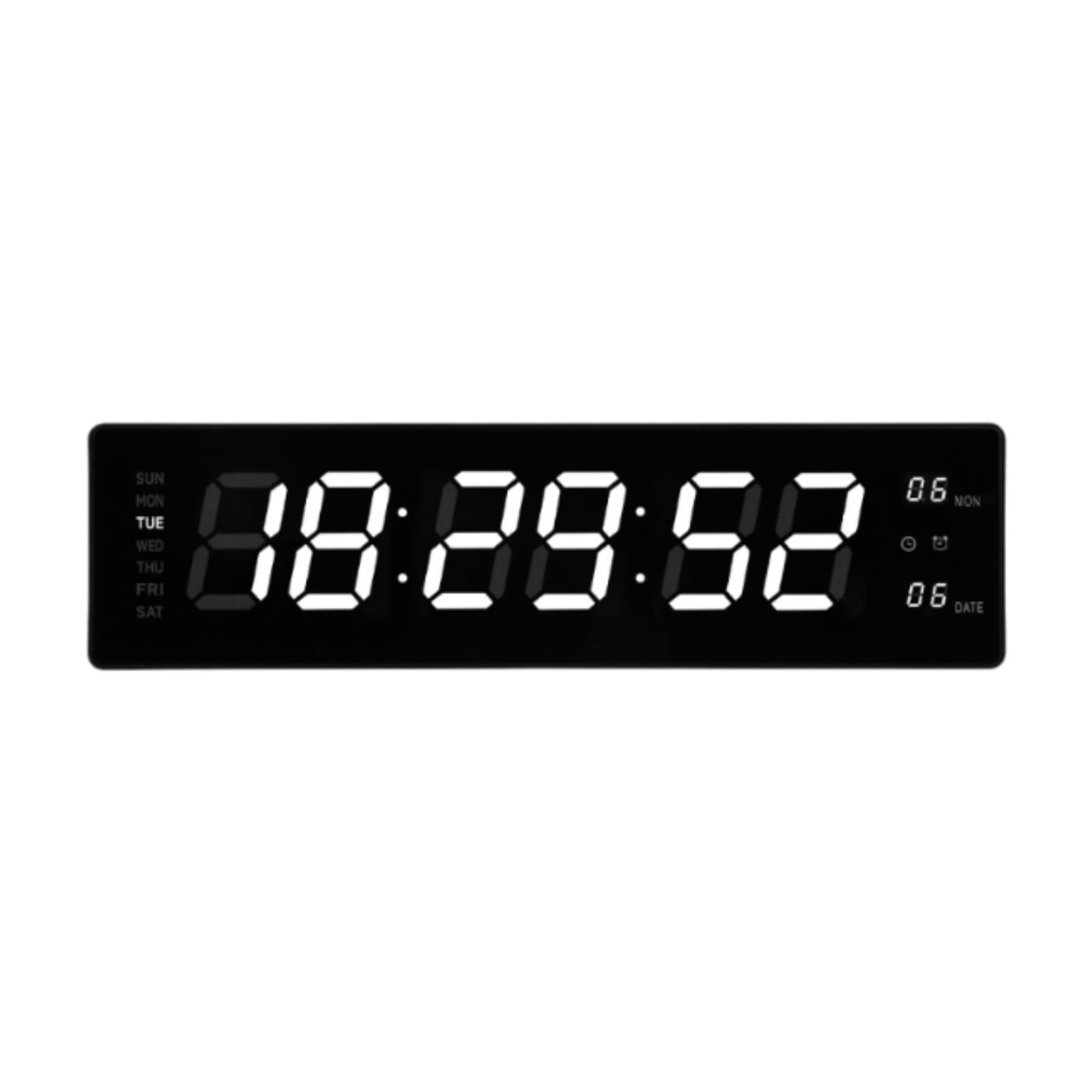 Menolana LED Digital Clock Large Display Classroom USB Port Modern Date ...