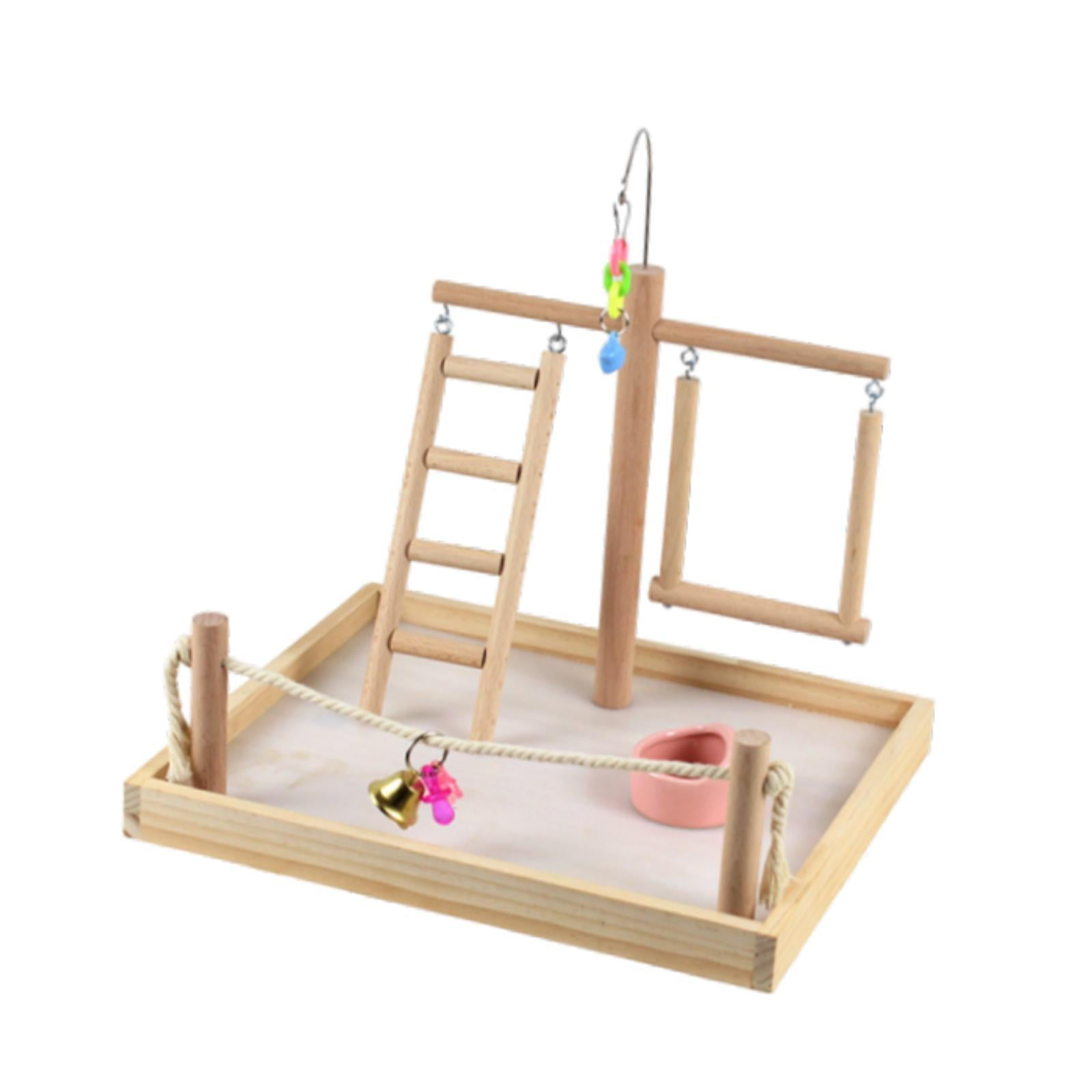 Menolana Parrot Playground Parrot Playstand Bird Cage Accessories ...