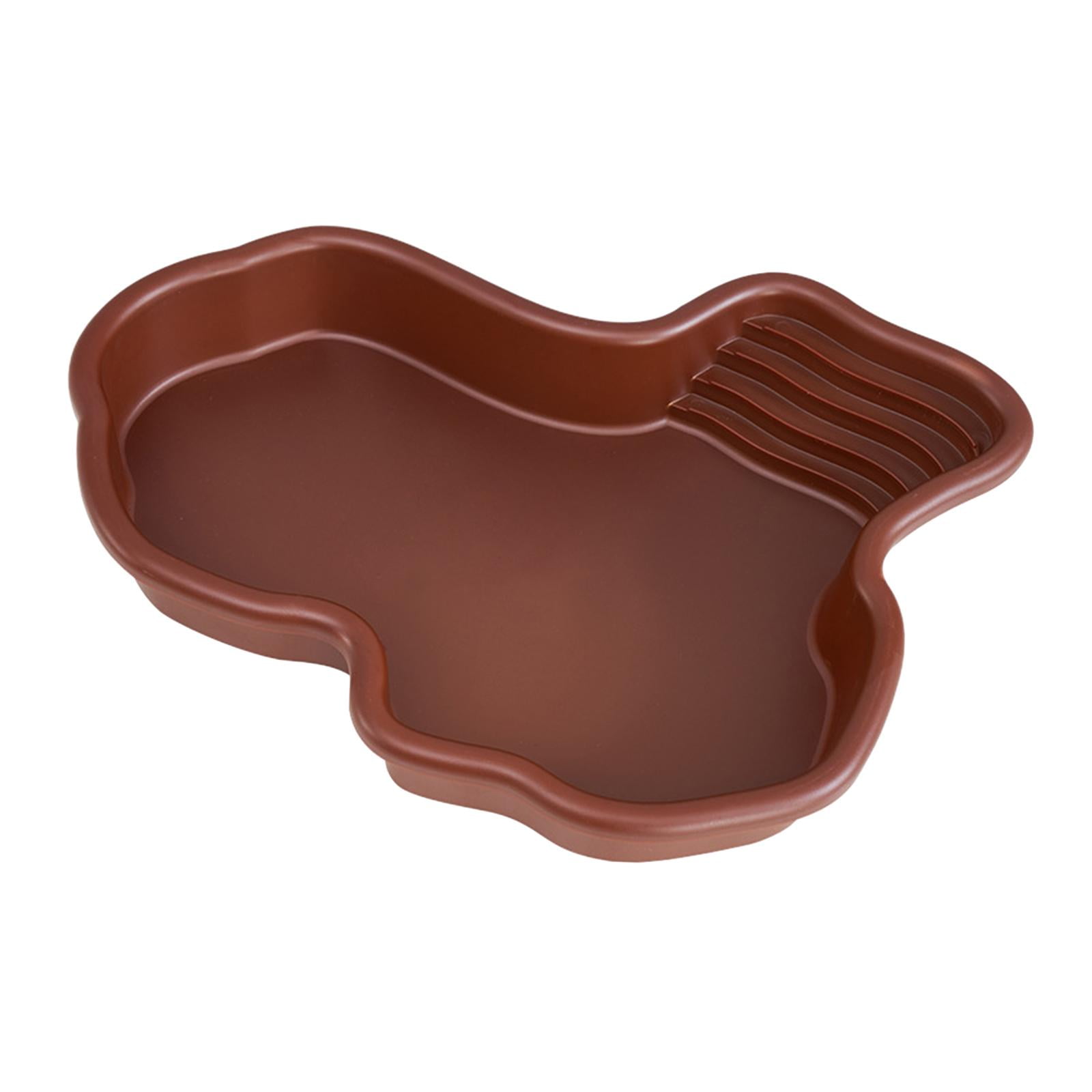 Menolana Reptile Bathing Pool, Reptile Water Bowl, Large Decorations ...