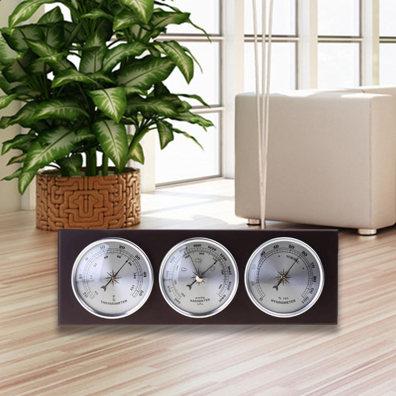 Menolana Traditional Thermometer Barometers Hygrometer Accurate Wall ...