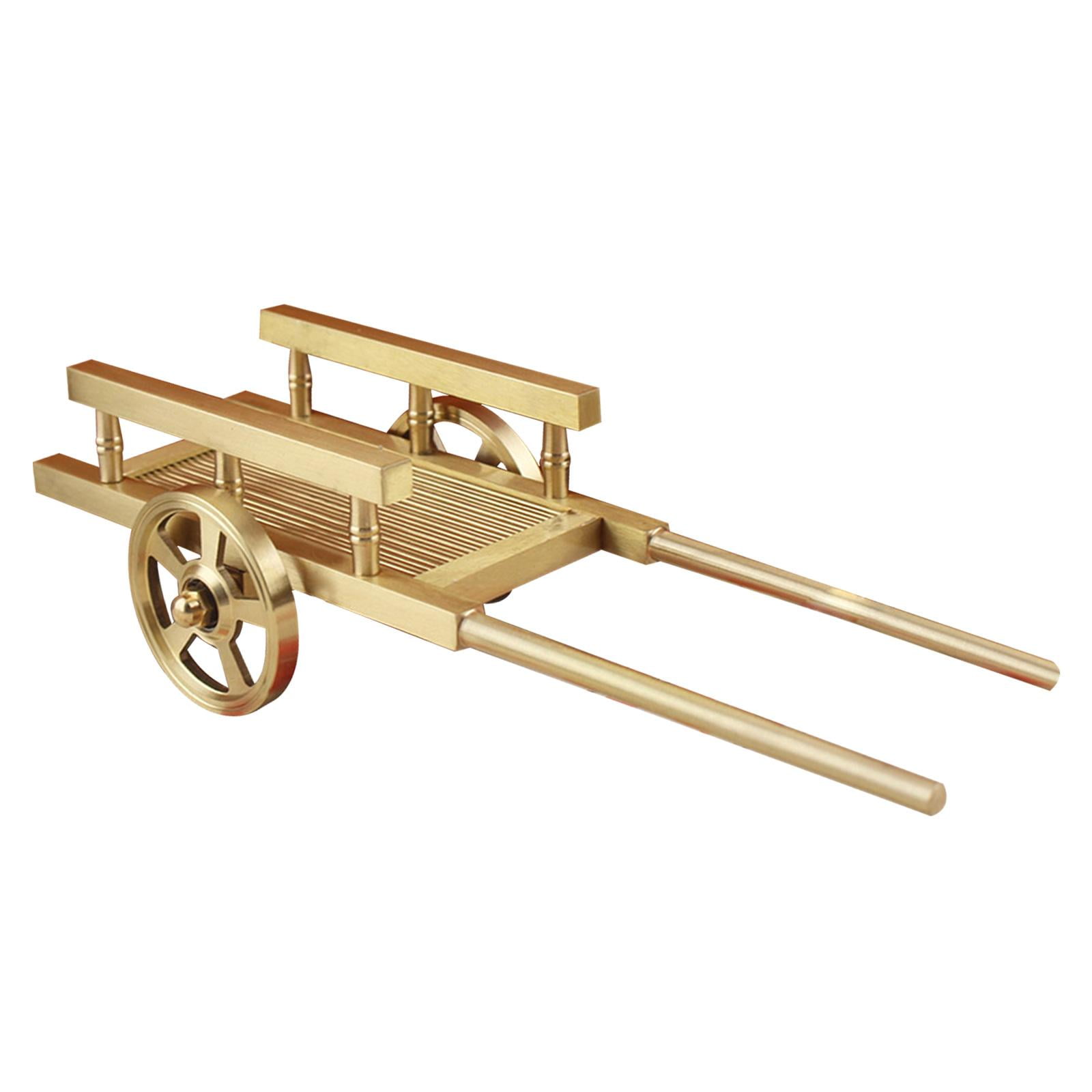 Menolana Trolley Ornament Brass Trolley Figurine Decorative Collection ...
