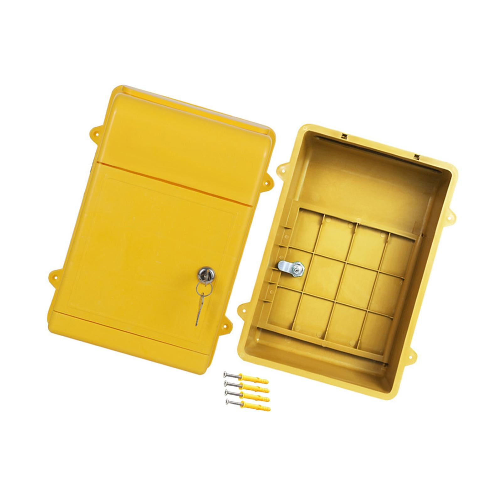 Menolana Wall Mount Mailbox Postbox Sleek Design Newspaper Box Wear ...