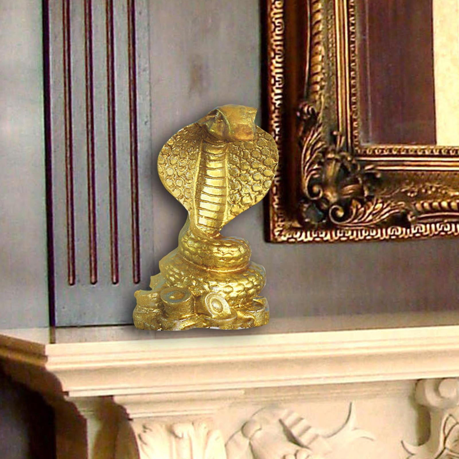 Menolana s Snake Statue Figurine Resin Sculpture Decoration ...