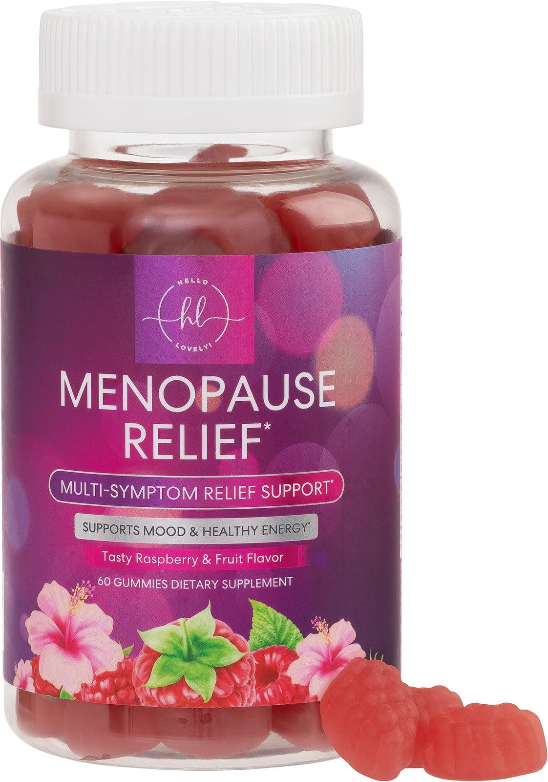 Hello Lovely Menopause Relief Gummies - Hormone Support, Night Sweats ...